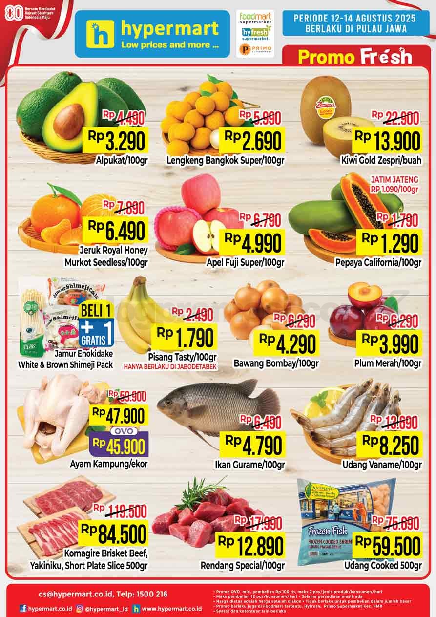 Promo HYPERMART WEEKDAY 11-14 AGUSTUS 2025 • SoPasti.Com