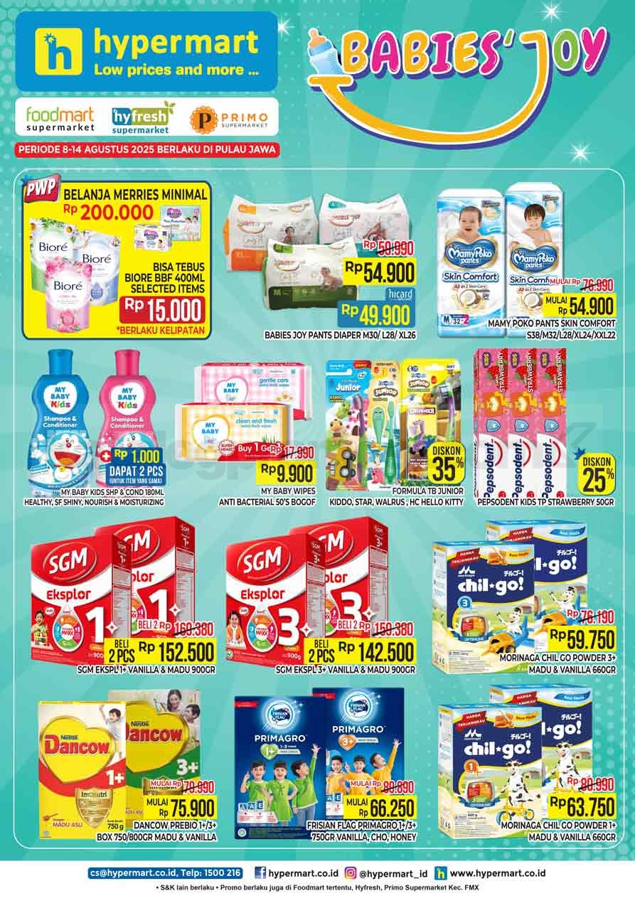 Promo HYPERMART WEEKDAY 11-14 AGUSTUS 2025 • SoPasti.Com