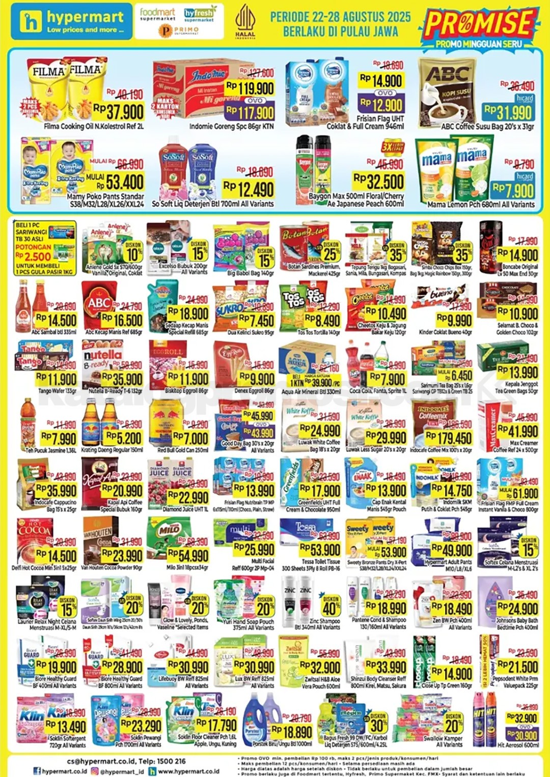 Promo HYPERMART WEEKDAY 25-28 AGUSTUS 2025 • SoPasti.Com