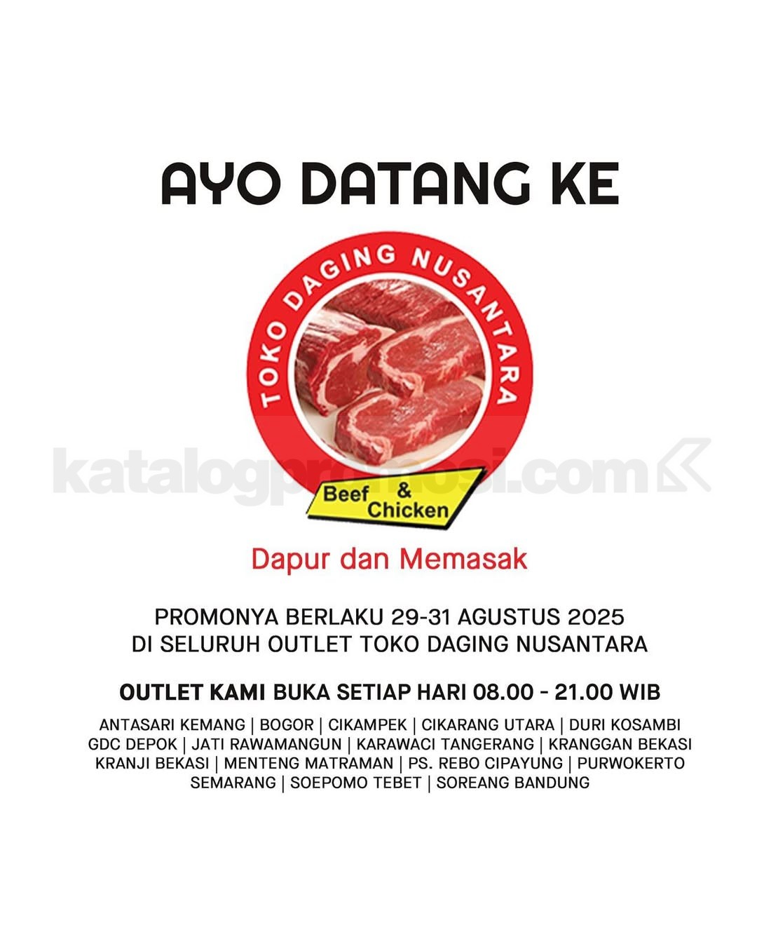 Promo JSM Toko Daging Nusantara periode 29-31 Agustus 2025