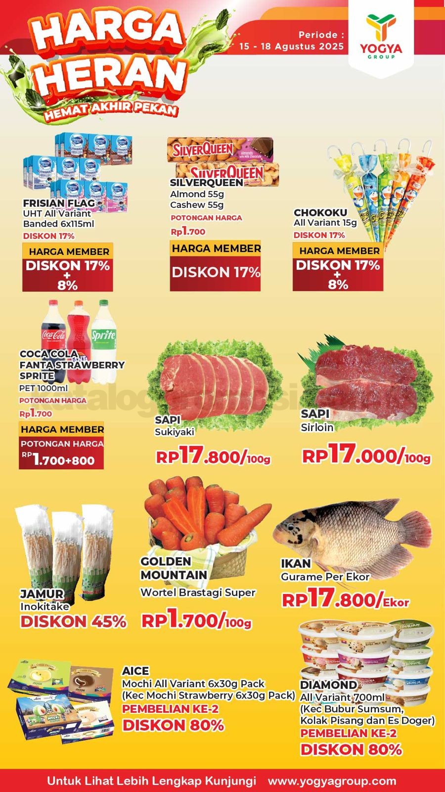 Promo JSM TOSERBA YOGYA HARGA HERAN 15-18 AGUSTUS 2025 • SoPasti.Com