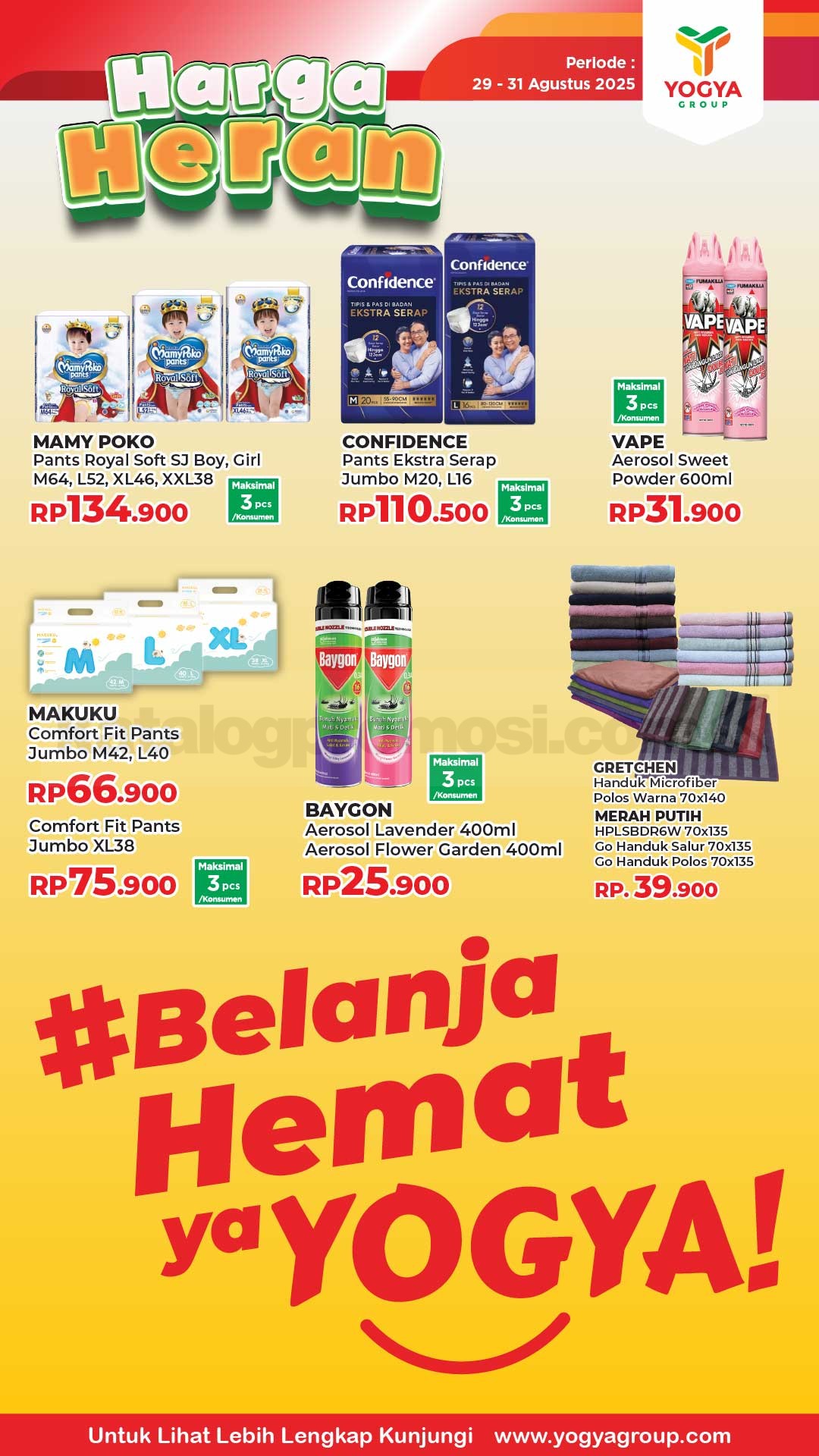 Promo JSM TOSERBA YOGYA HARGA HERAN 29-31 AGUSTUS 2025 • SoPasti.Com