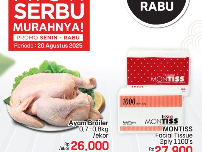 Promo Promo Weekday Terbaru August 2025