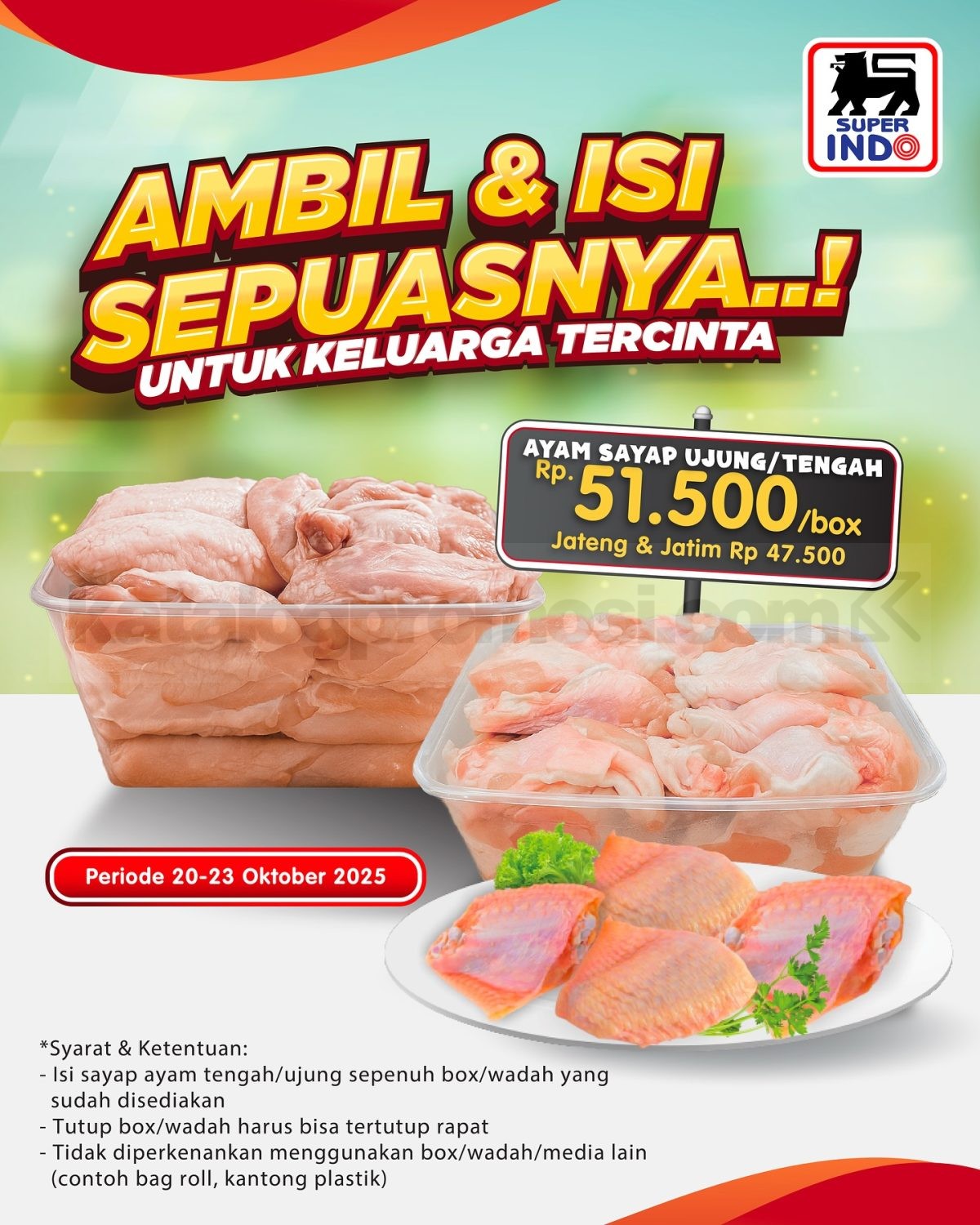 Promo Superindo Ambil & Isi Ayam Sepuasnya Mulai Rp. 47.500 • SoPasti.Com