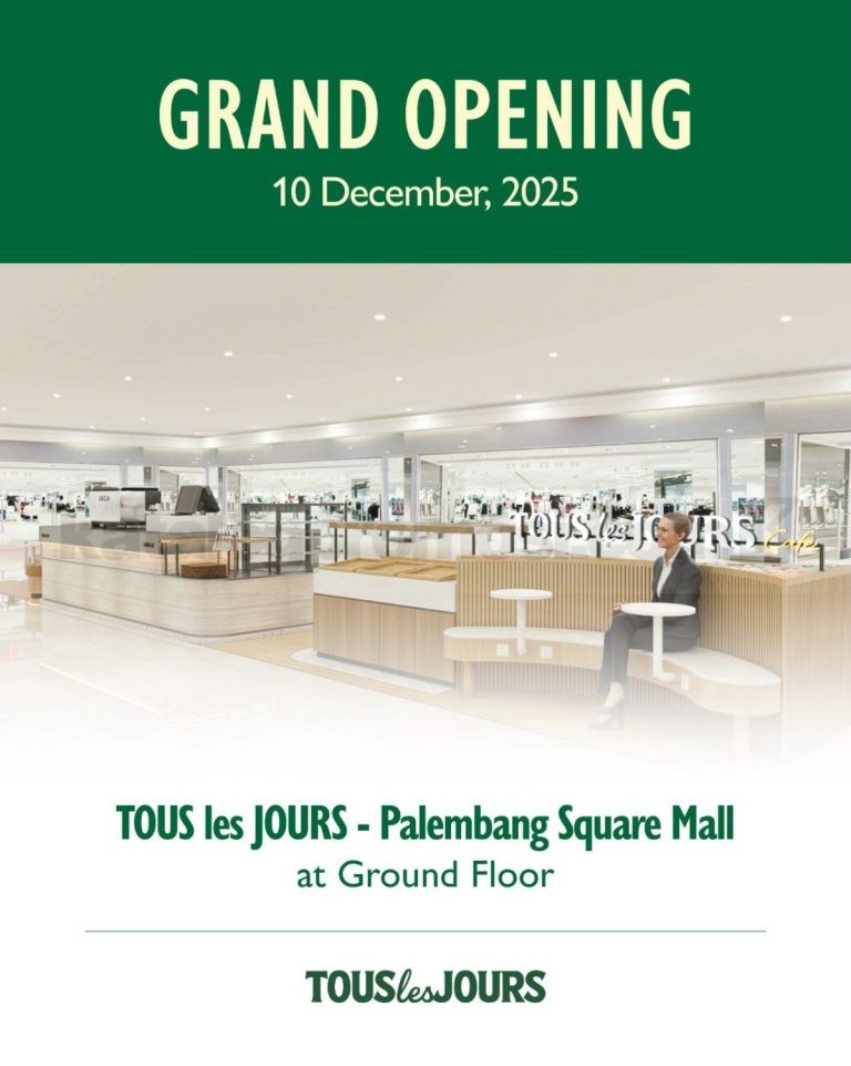 Promo Tous les Jours Palembang Square Mall Free Americano