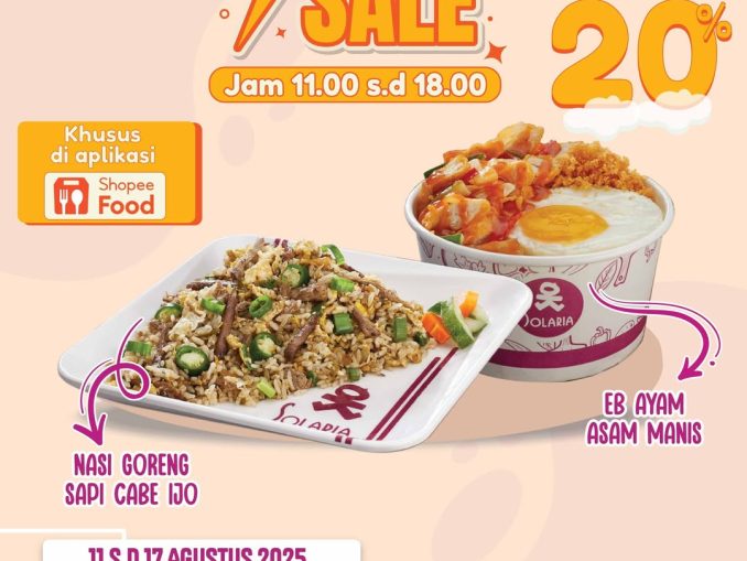 Promo Solaria Terbaru September 2025
