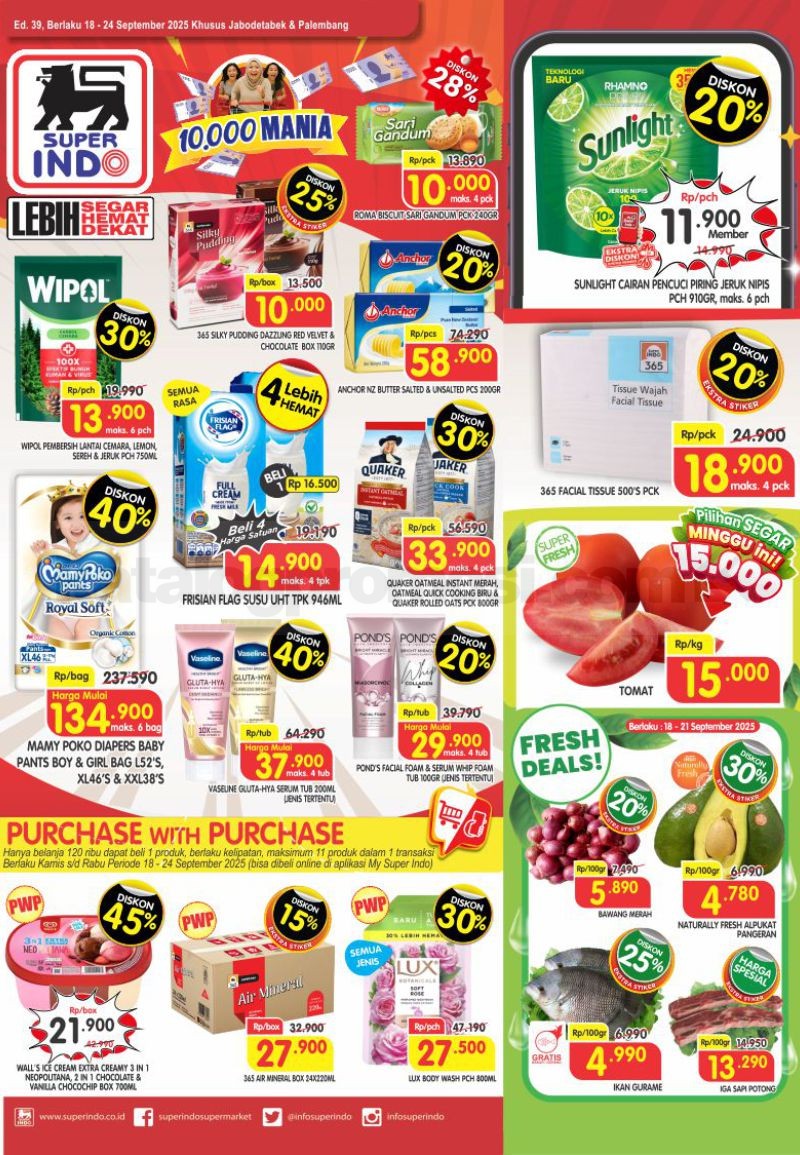 Promo JSM SUPERINDO Minggu Ini 19-21 September 2025 – SoPasti.Com