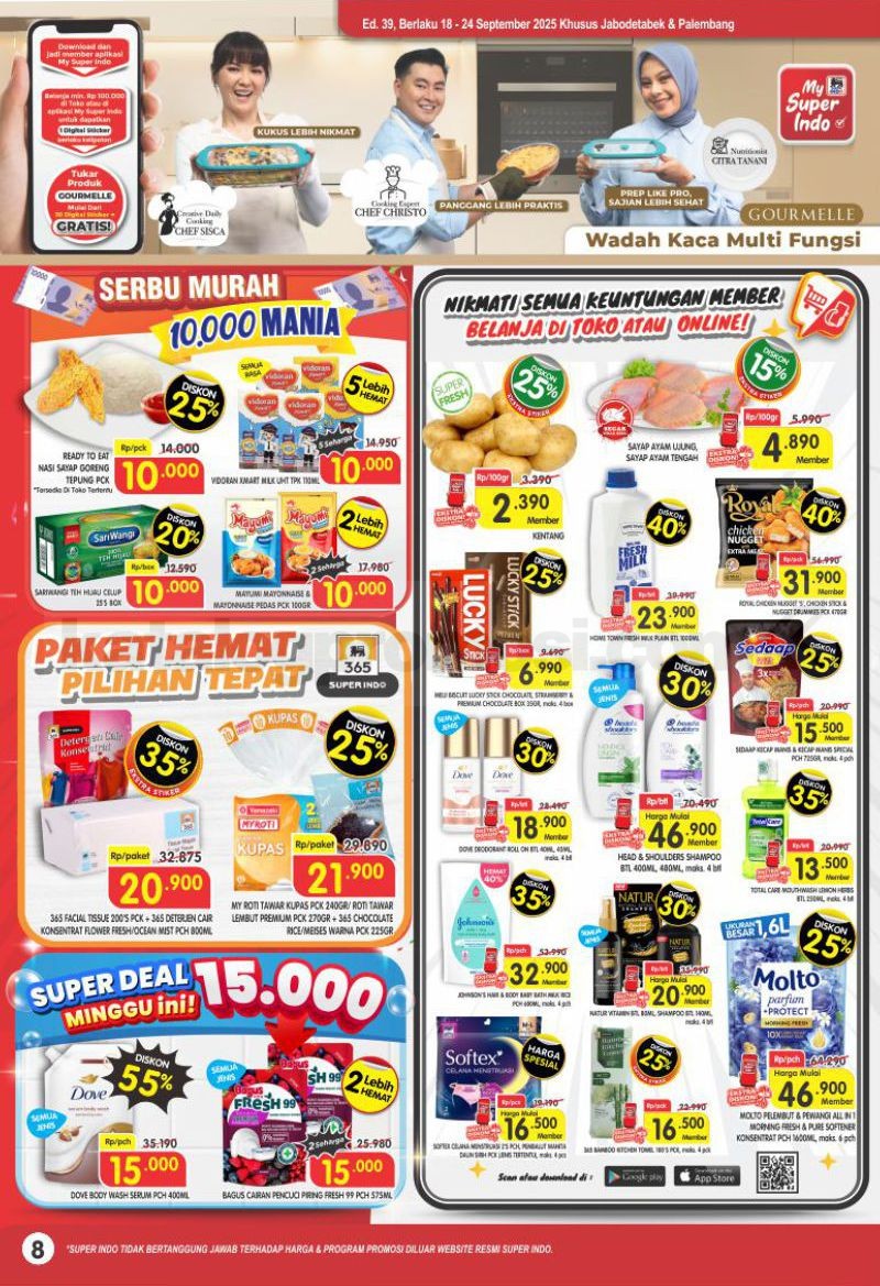 Promo JSM SUPERINDO Minggu Ini 19-21 September 2025 – SoPasti.Com