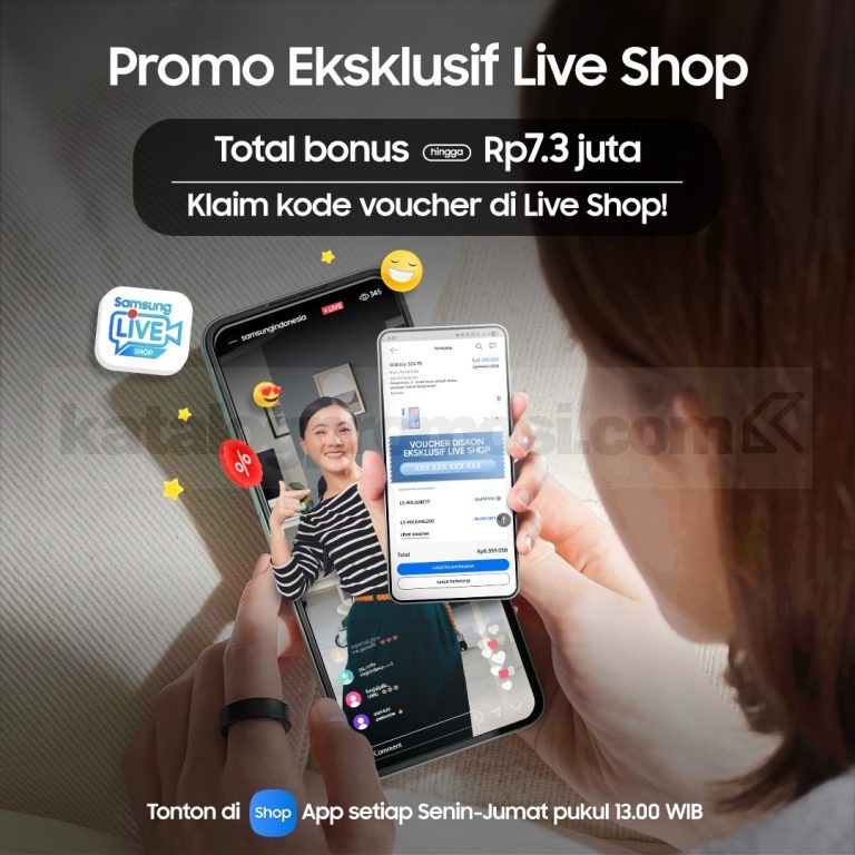 Promo Samsung Live Shop Diskon hingga 7 Juta + Bonus Menarik!