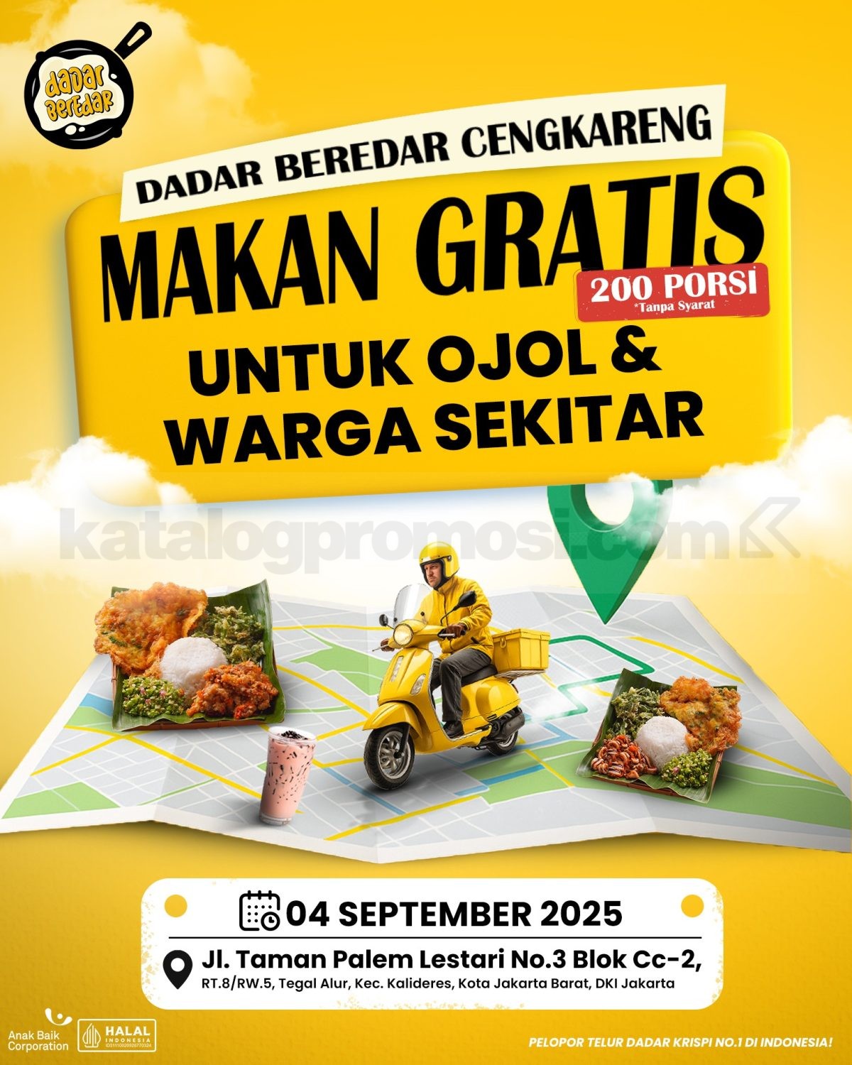 Makan Gratis di Dadar Beredar Cengkareng – SoPasti.Com