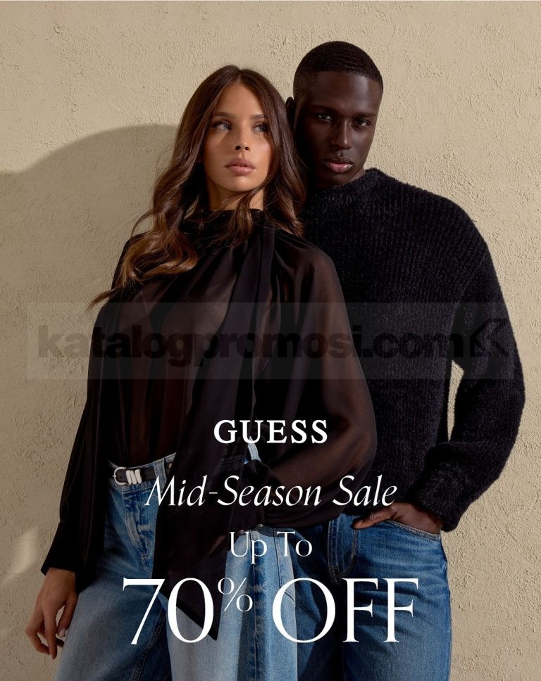 Promo GUESS Mid-Season Sale Diskon Hingga 70%