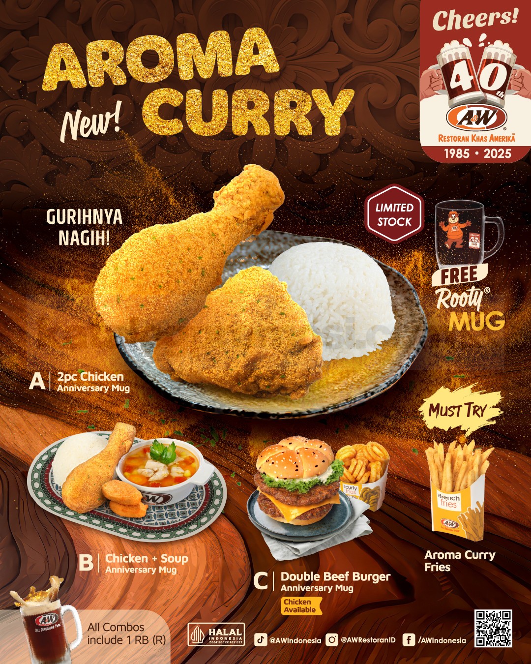 Promo A&W Menu Baru! AROMA CURRY