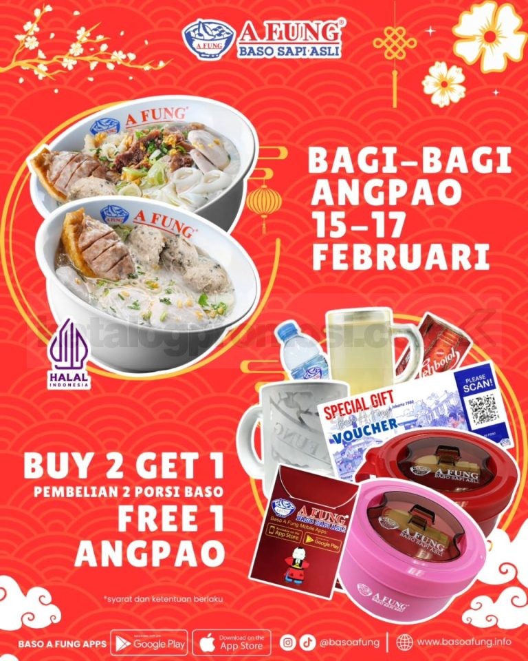 Promo Baso A Fung Tebar Angpao Imlek Beli 2 Mangkok Gratis Angpao