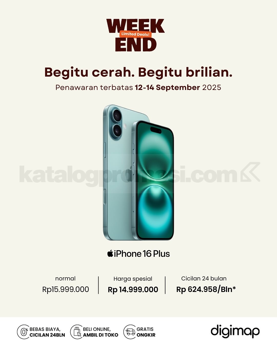 Promo Digimap Weekend iPhone mulai Rp 5.749.000 • SoPasti.Com