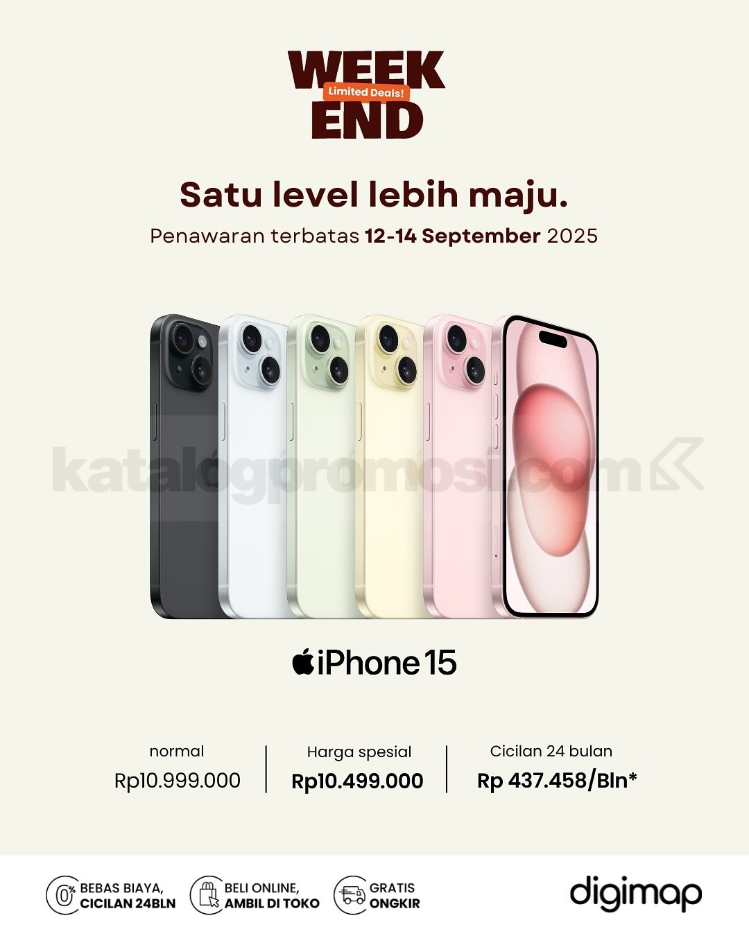 Promo Digimap Weekend iPhone mulai Rp 5.749.000 • SoPasti.Com