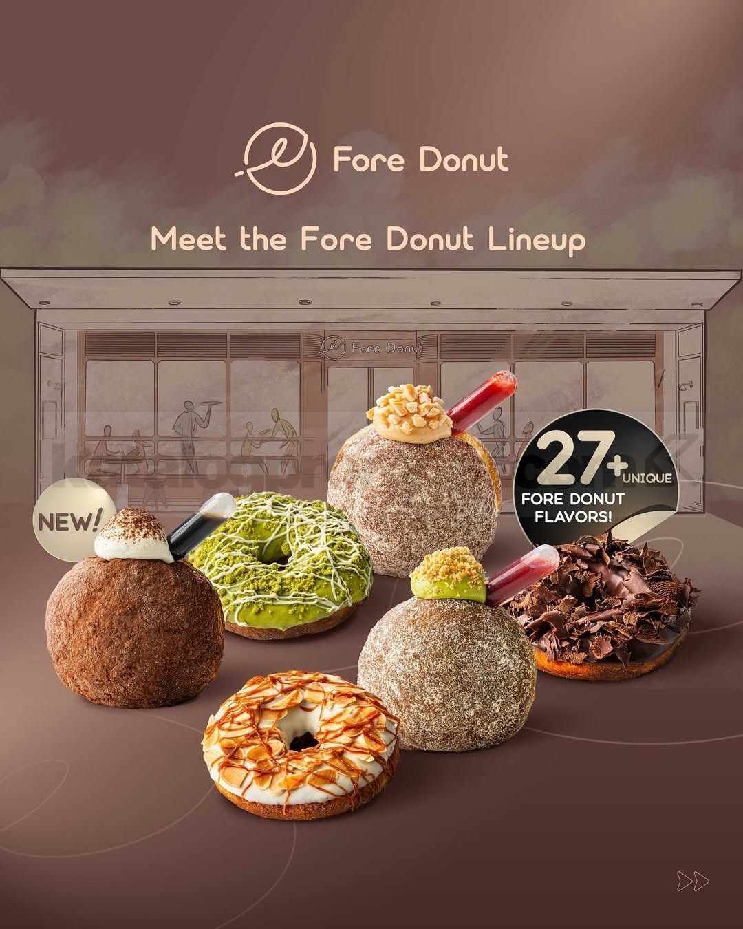 Promo Fore Donut Opening Supermal Karawaci Buy 6 Get 6