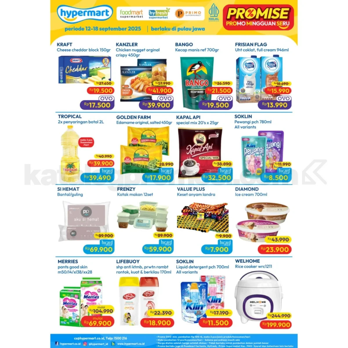 Promo HYPERMART WEEKDAY 15-18 September 2025 • SoPasti.Com
