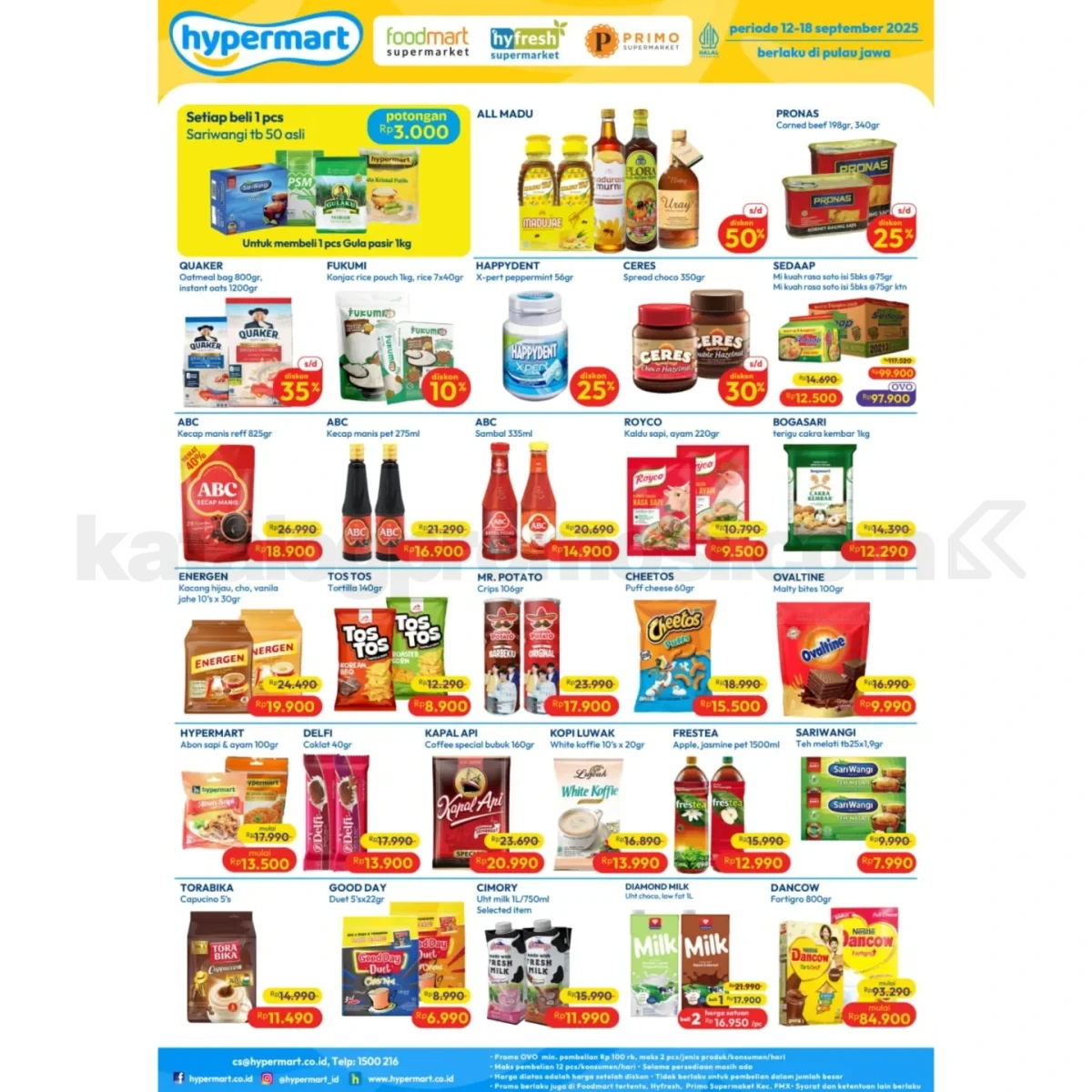 Promo HYPERMART WEEKDAY 15-18 September 2025 • SoPasti.Com