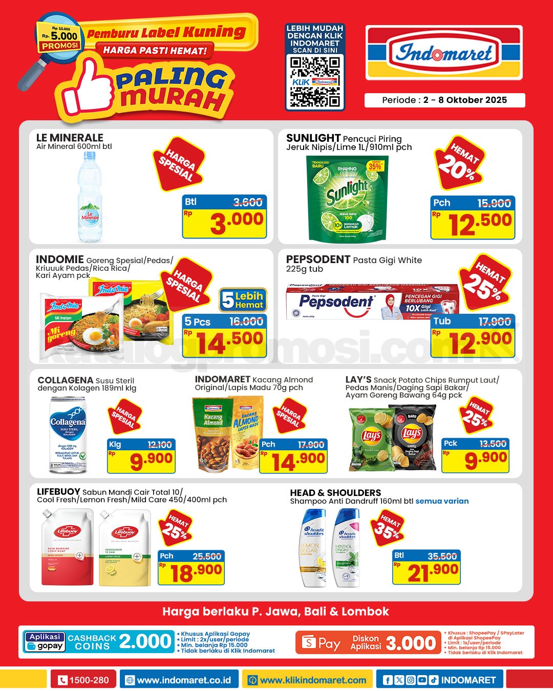 Promo INDOMARET PALING MURAH 02-08 Oktober 2025