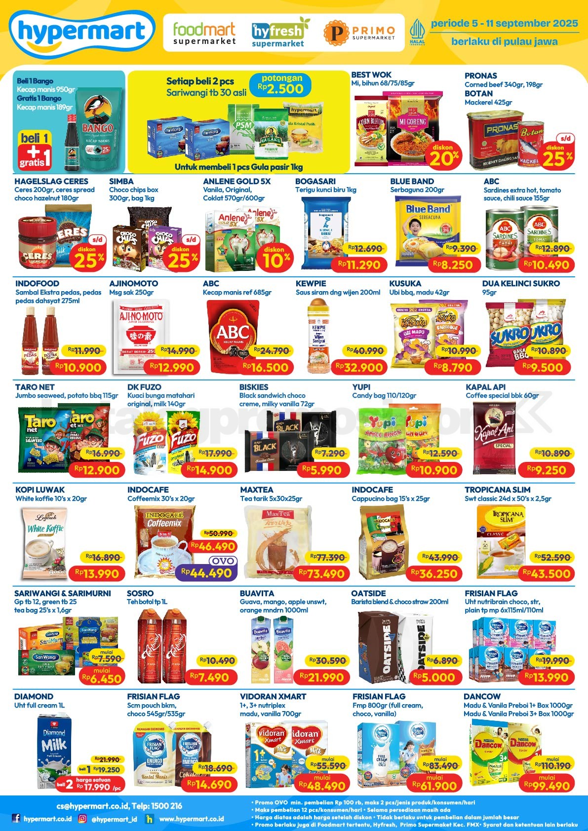 Promo HYPERMART WEEKDAY 08-11 September 2025 • SoPasti.Com