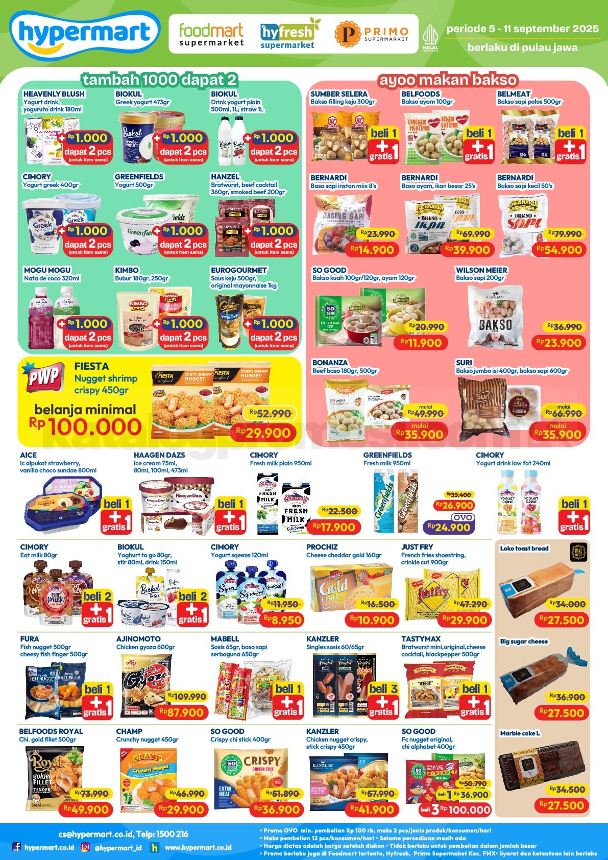 Promo HYPERMART WEEKDAY 08-11 September 2025 • SoPasti.Com