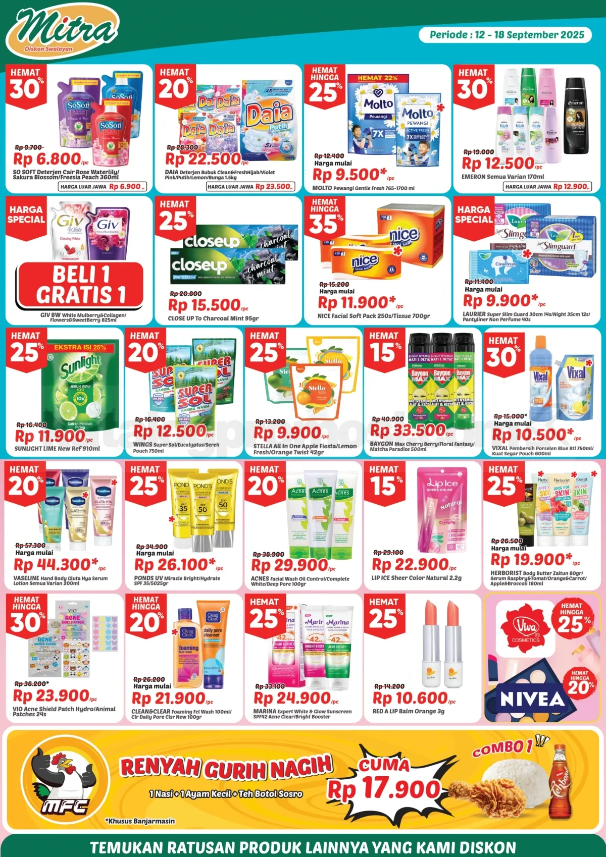 Promo JSM Mitra Diskon Swalayan Akhir Pekan 12-18 September 2025 ...