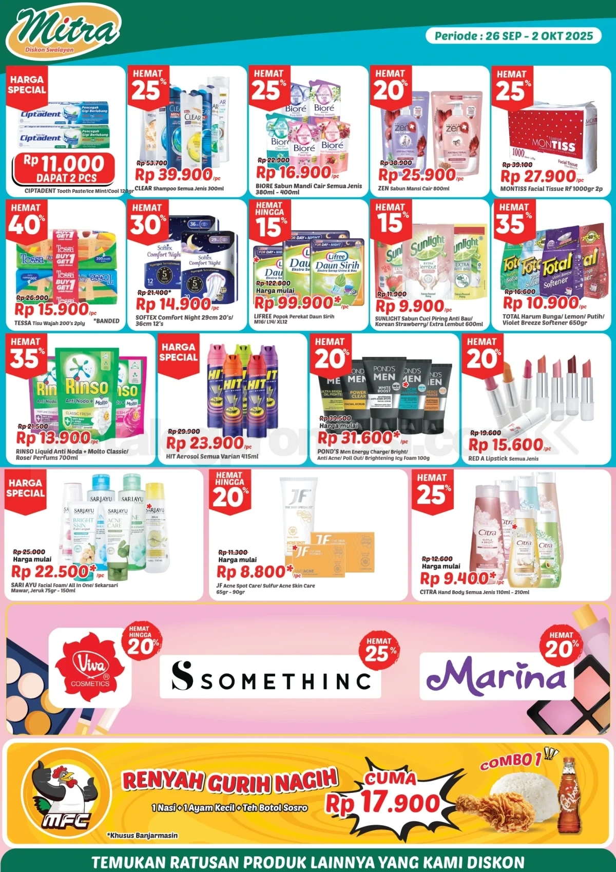 Promo JSM Mitra Diskon Swalayan Akhir Pekan 26 September – 02 Oktober ...