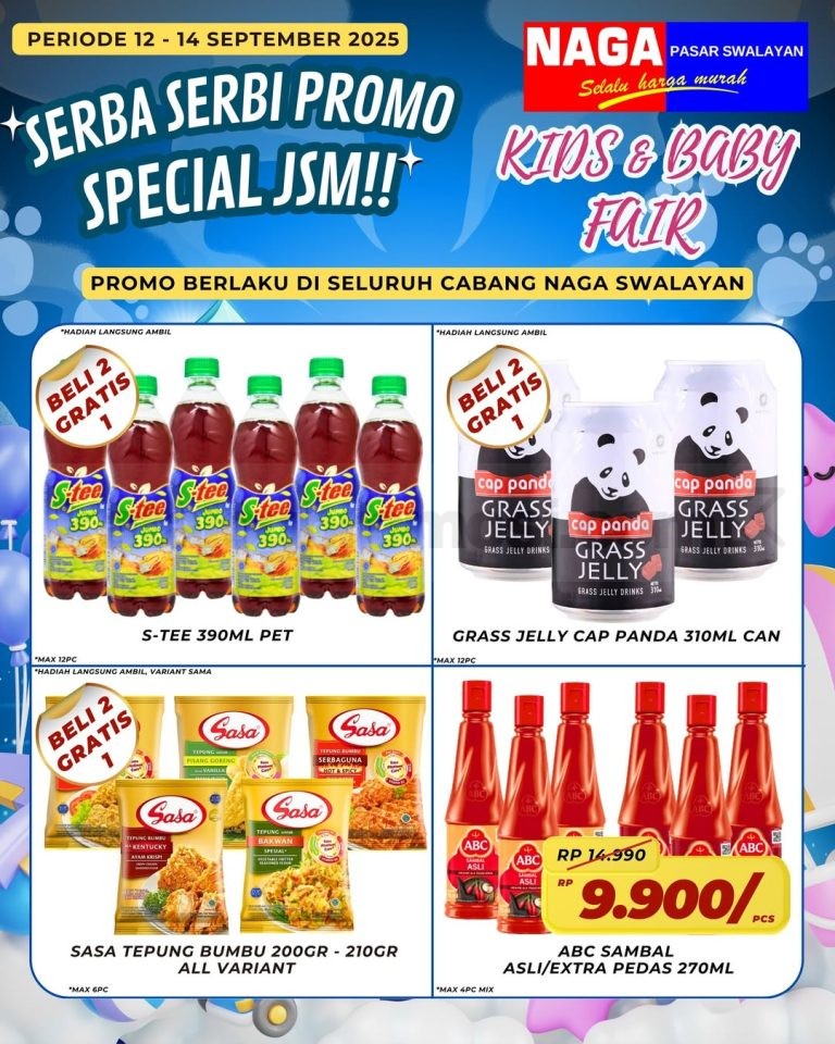 Promo JSM Naga Swalayan Weekend 12-14 September 2025 • SoPasti.Com