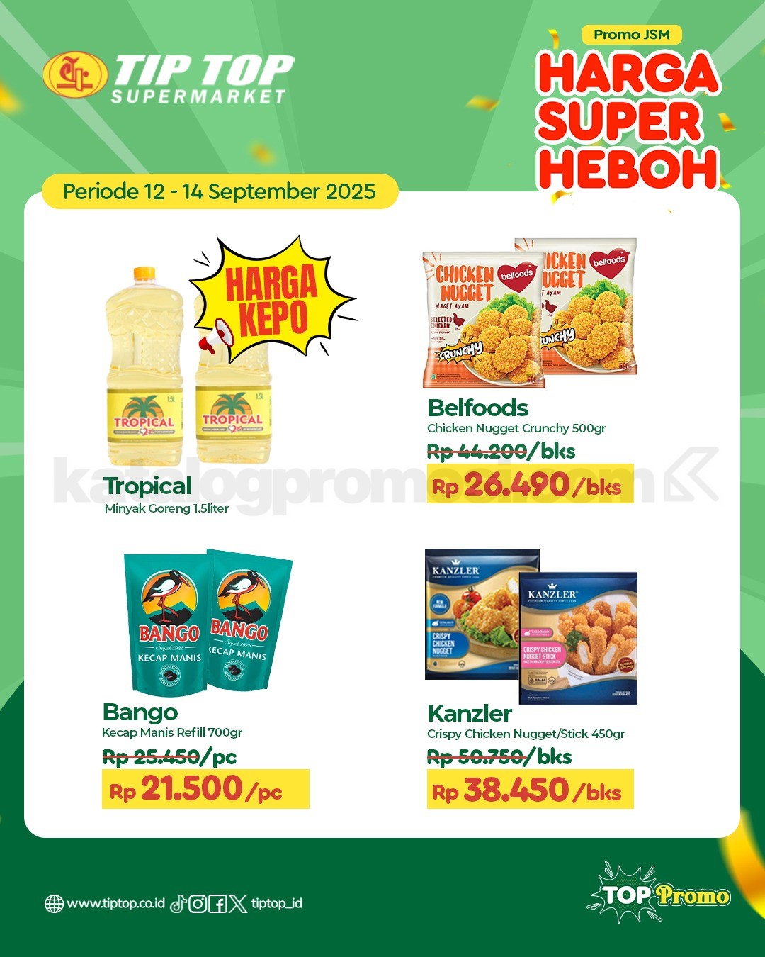 Promo JSM TIP TOP Supermarket Minggu ini 12-14 September 2025 – SoPasti.Com