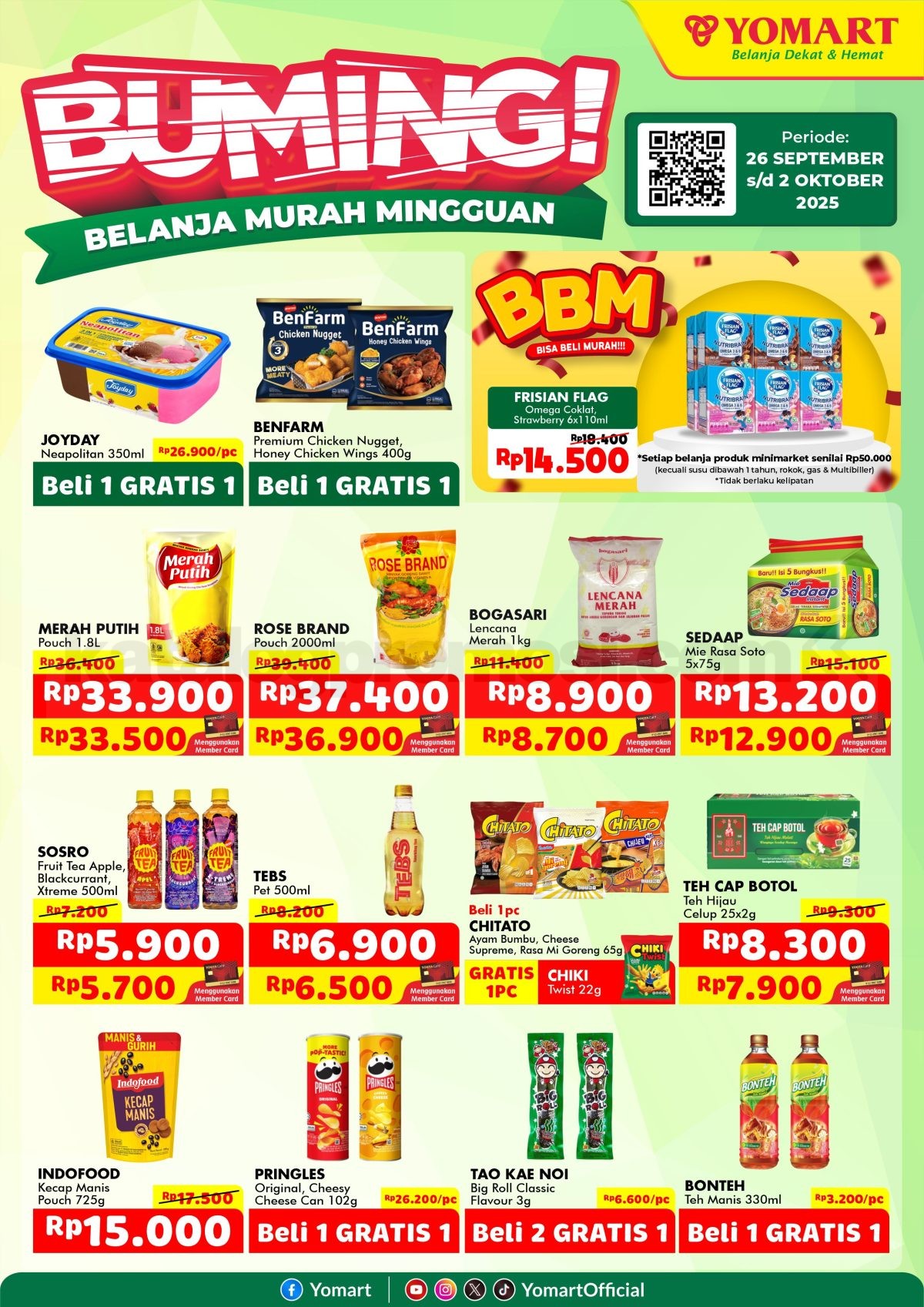 Promo JSM Yomart BUMING 26 SEPTEMBER – 02 OKTOBER 2025 • SoPasti.Com