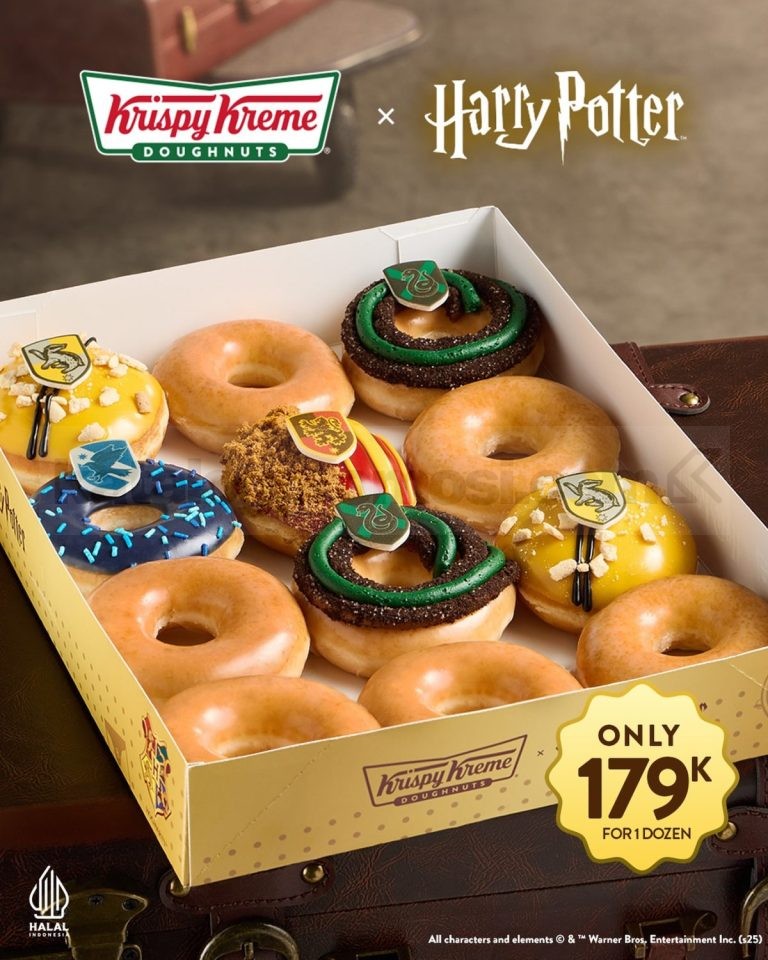 Promo KRISPY KREME x Harry Potter Doughnuts Mulai Rp29 Ribu • SoPasti.Com