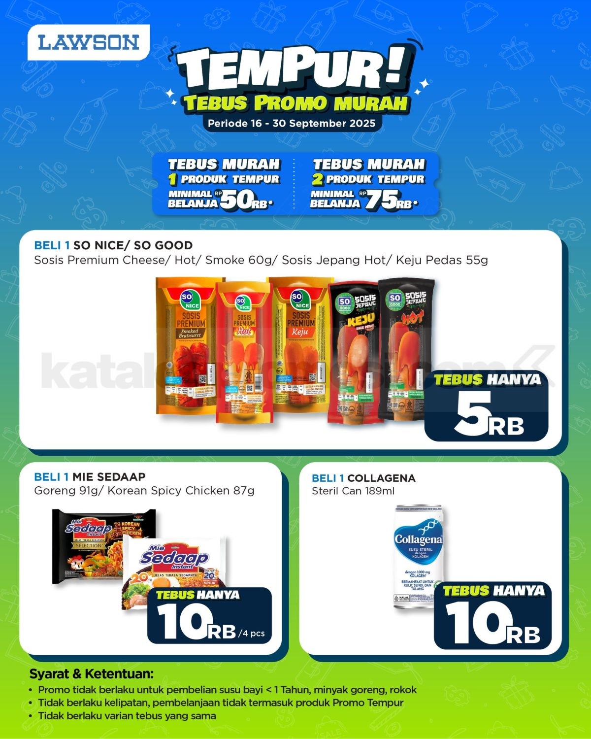 Promo LAWSON Tebus Murah mulai Rp. 5.000