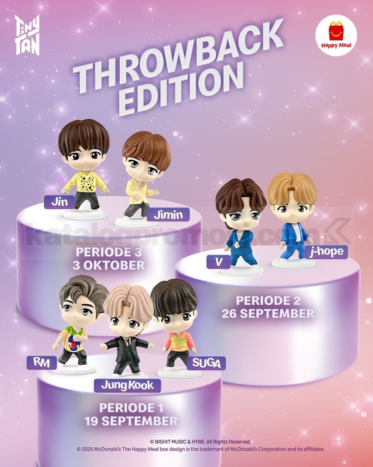 Promo McDonalds Happy Meal TinyTAN Edisi Spesial