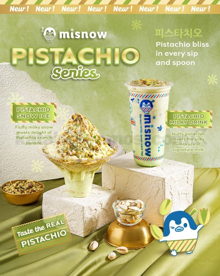 Promo Misnow NEW! Pistachio Series mulai Rp25.000