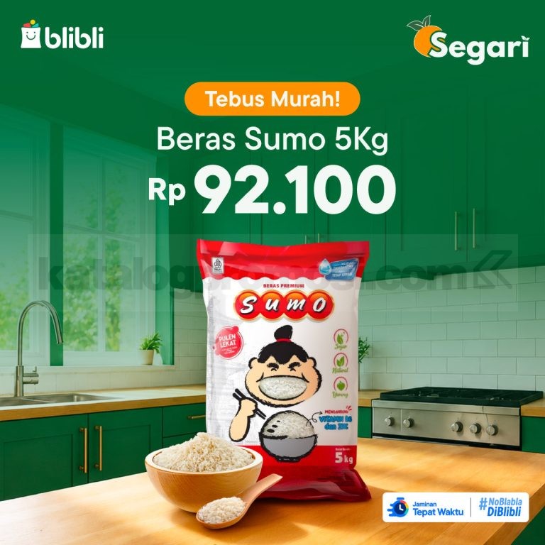 Promo Segari Tebus Murah Sumo Merah Beras 5kg Rp. 92.100