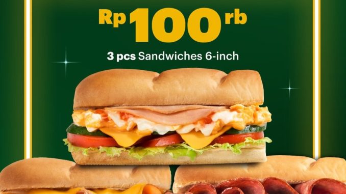 Promo Subway Terbaru December 2025
