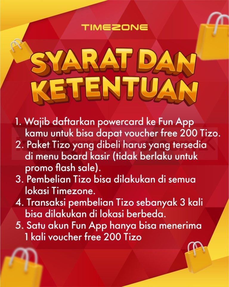 Promo Timezone April Adventure Free 200 Tizo