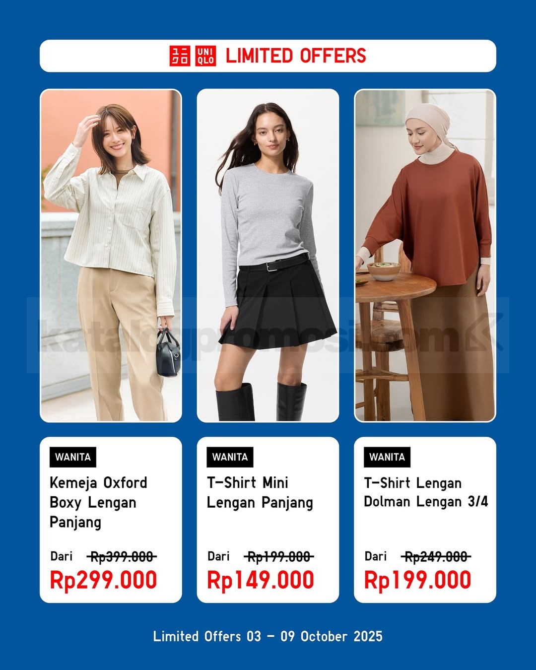 Promo UNIQLO Weekly Limited Offers 03 – 09 October 2025 • SoPasti.Com