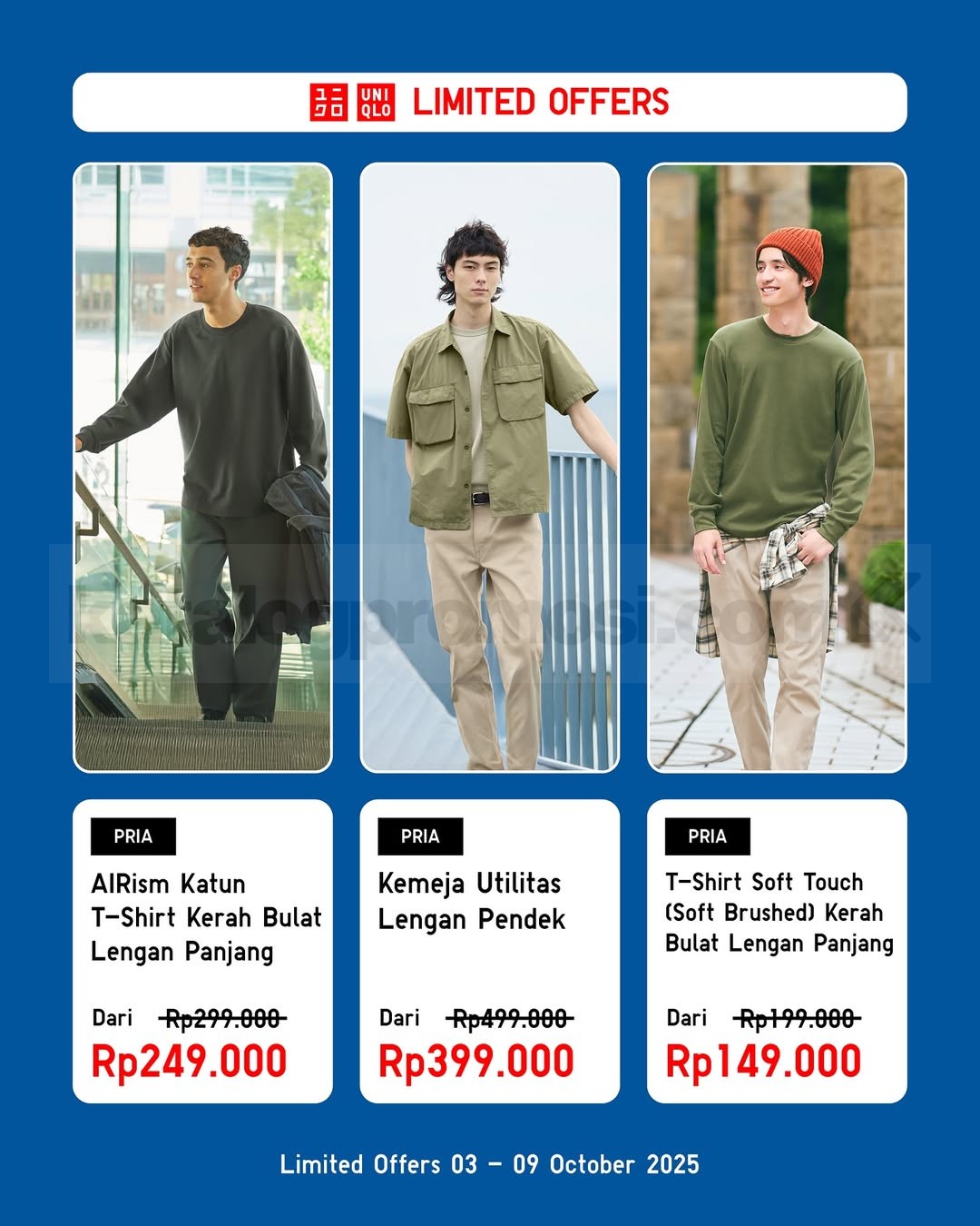 Promo UNIQLO Weekly Limited Offers 03 – 09 October 2025 • SoPasti.Com
