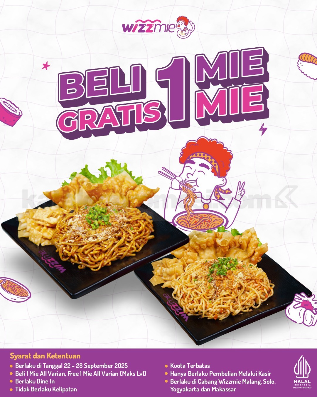 Promo Wizzmie Buy 1 Get 1 Mie • SoPasti.Com