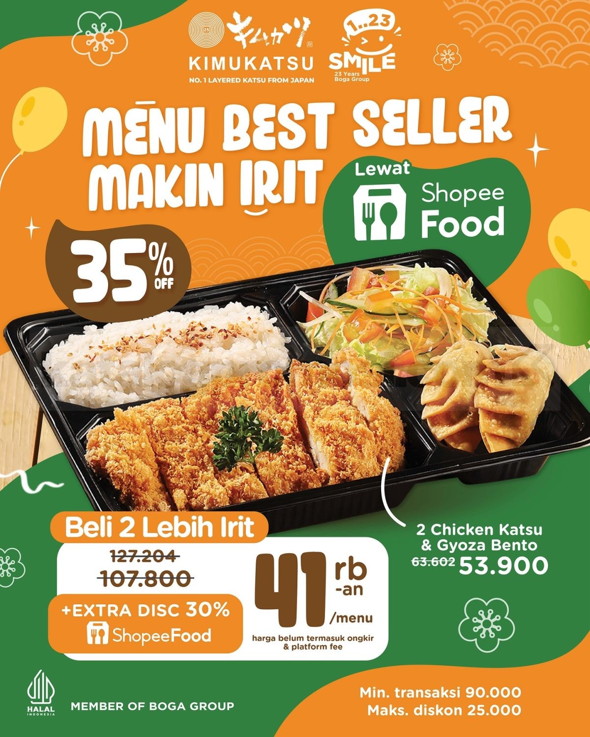 Promo Kimukatsu Delivery Spesial Gajian Diskon hingga 40% • SoPasti.Com