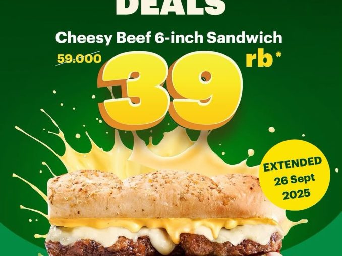 Promo Subway Terbaru January 2026