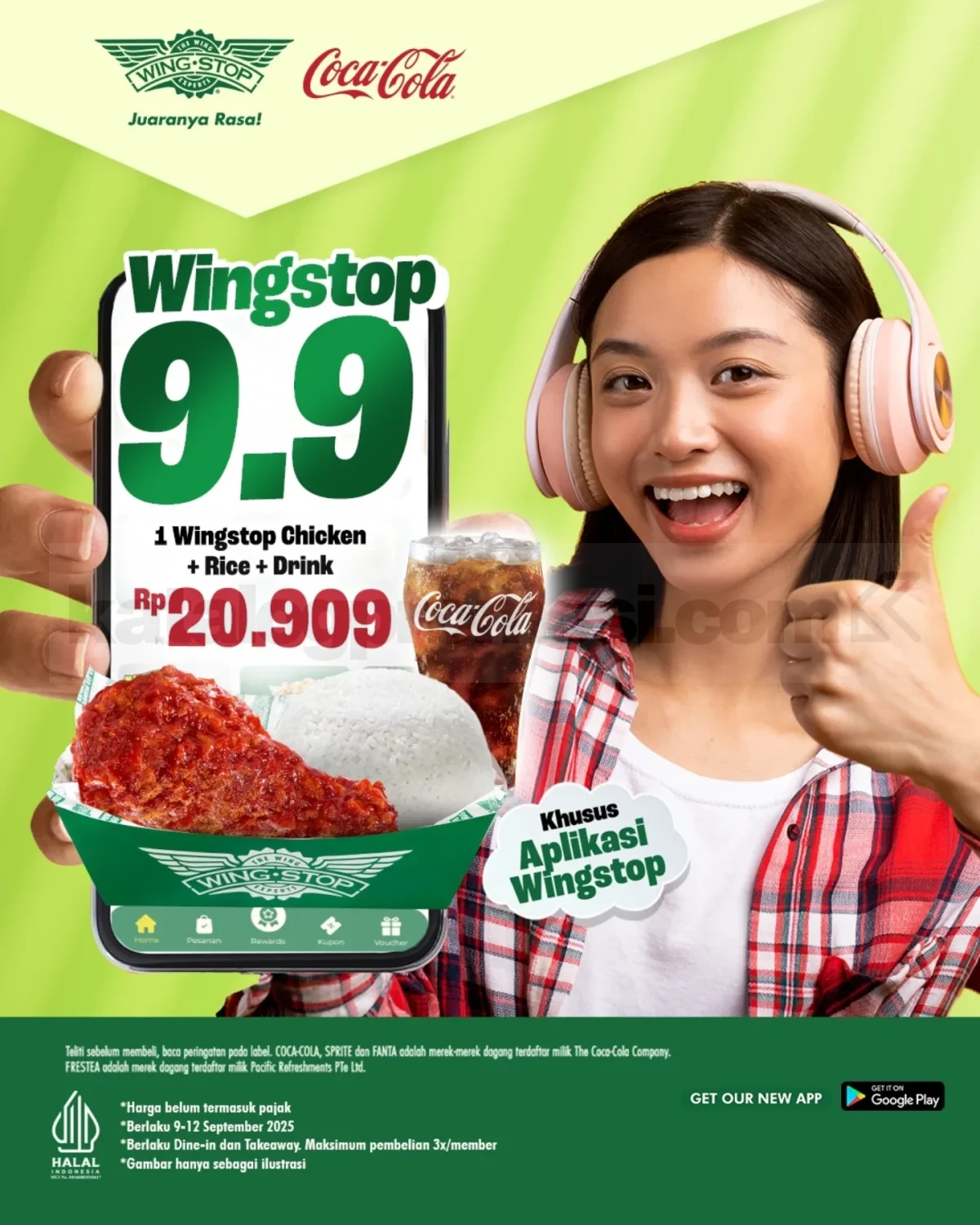 Promo Wingstop 9.9 Paket Hemat Rp20.909