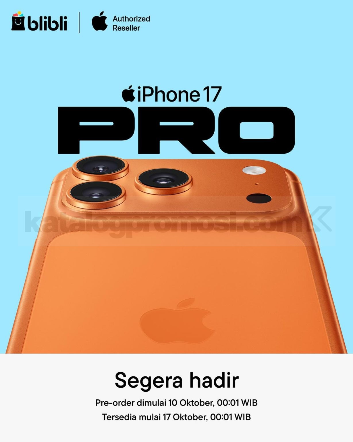 Pre-order iPhone 17 Series di Blibli Store