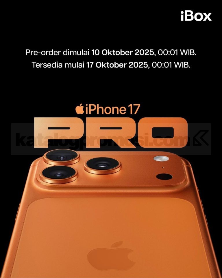 Pre-order iPhone 17 Series di iBox Mulai 10 Oktober 2025