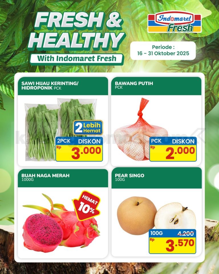 KATALOG PROMO INDOMARET FRESH 16-31 Oktober 2025