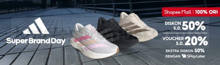 Promo Adidas Super Brand Day Diskon hingga 50%