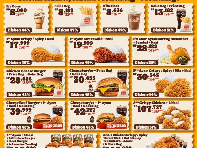 Promo Burger King Terbaru January 2026