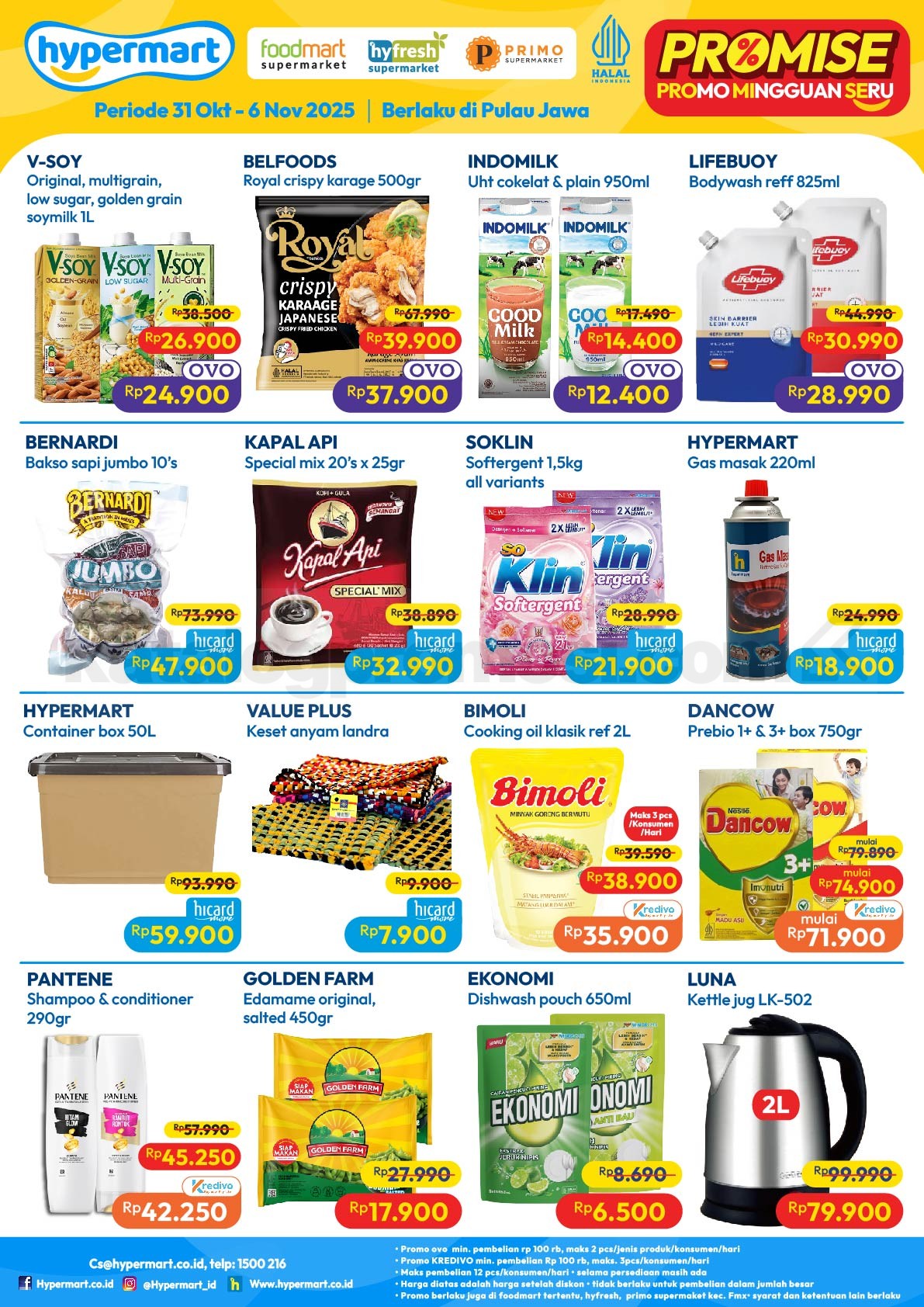 Promo HYPERMART WEEKDAY 03-06 NOVEMBER 2025 • SoPasti.Com