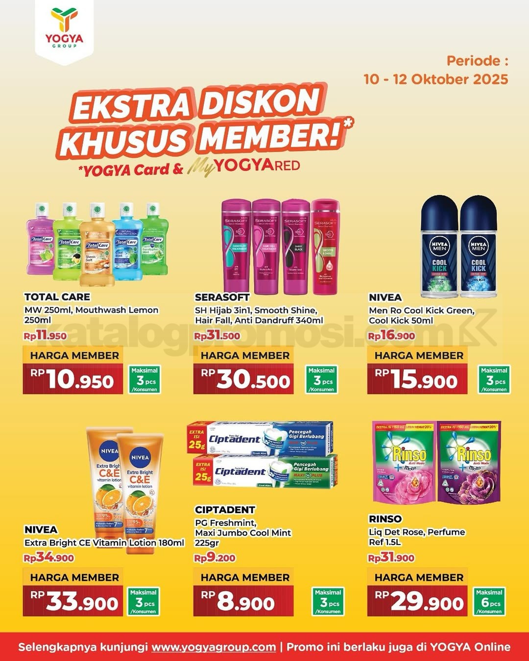 Promo JSM TOSERBA YOGYA HARGA HERAN 10-12 OKTOBER 2025 • SoPasti.Com